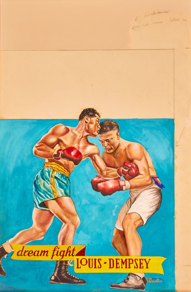 Dream Fight Louis – Dempsey – Ingo Wegerich Fine Art Collection