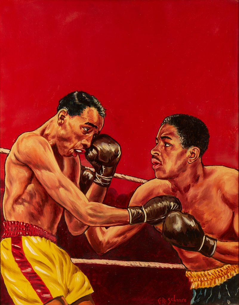 Sandy Saddler vs Percy Basset – Ingo Wegerich Fine Art Collection